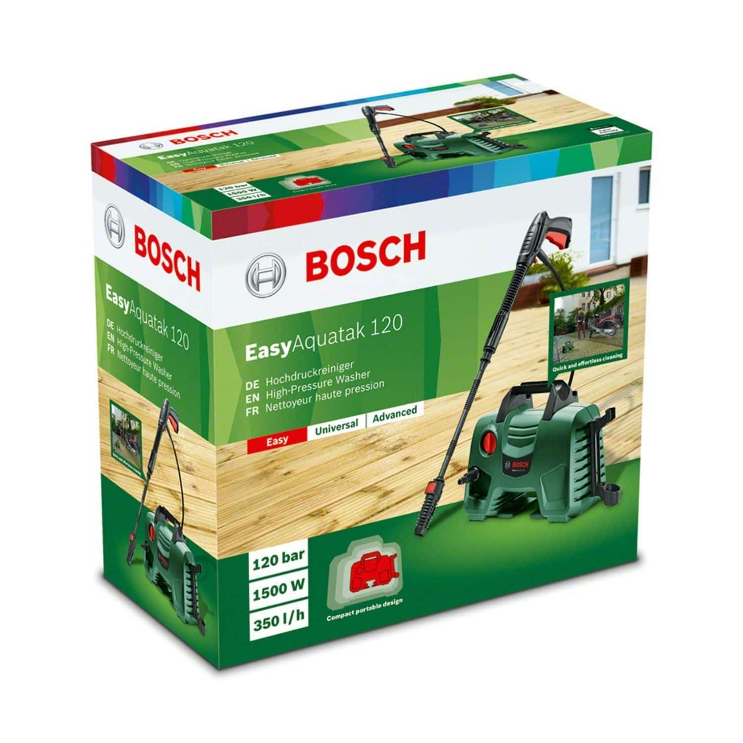 1500W EasyAquatak 120 High Pressure Washer AU8400